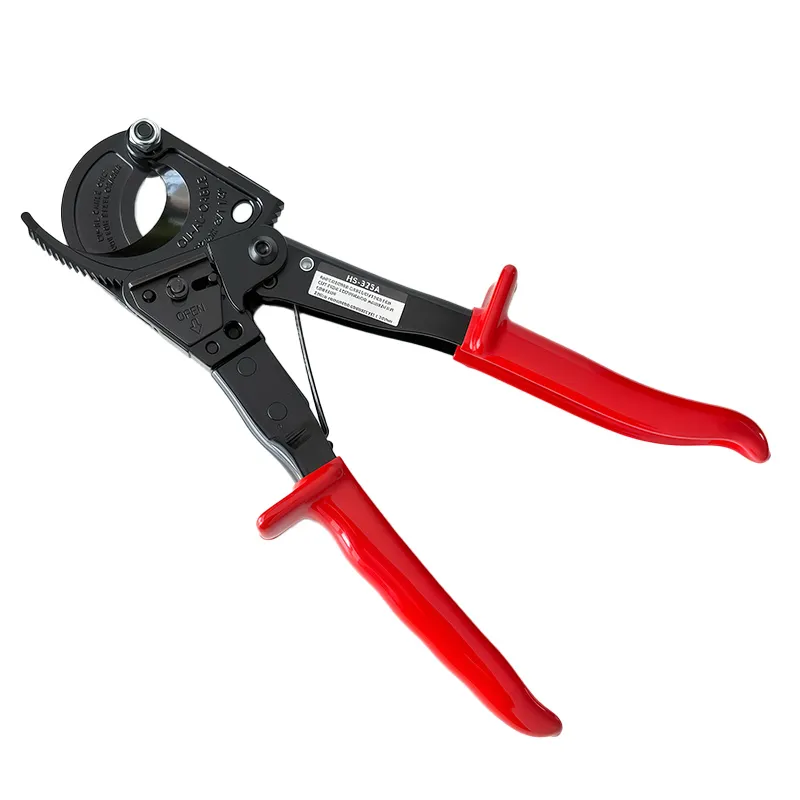 HS-325A Ratchet Cable Cutter – Heavy-Duty Wire Cutting Pliers for ...