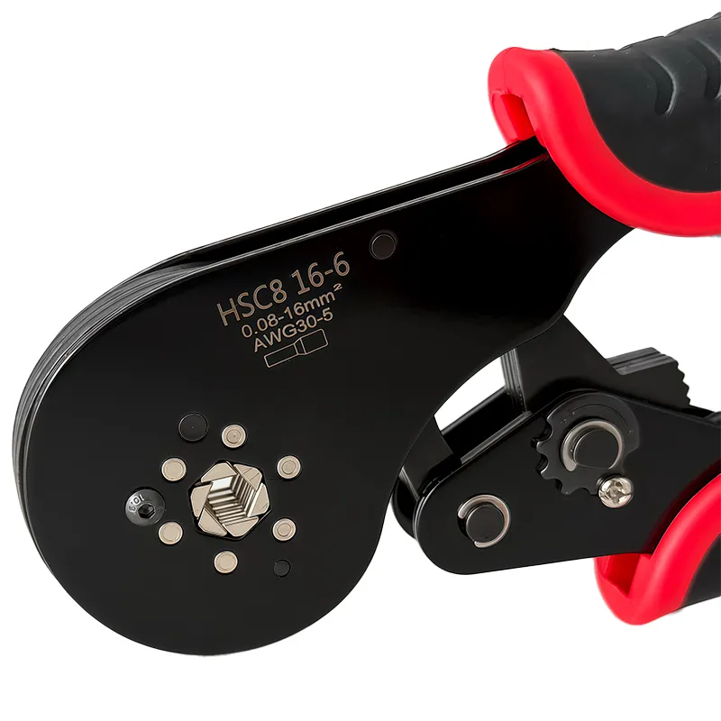 HSC8 16-4 Ferrule Crimping Tool – Square Crimping Pliers for Insulated ...